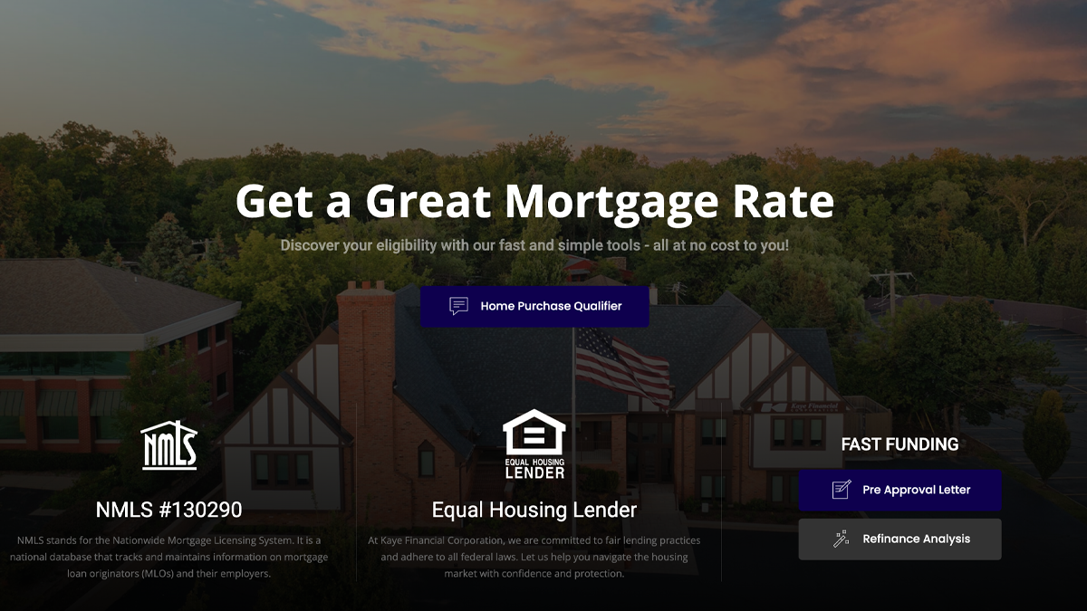 Kaye Financial Corporation - Get A FREE Rate Quote Today!